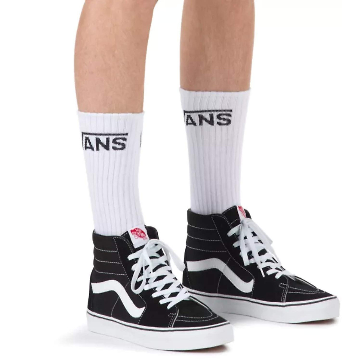 Vans | Classic Crew Socks, 3 Pair Pack (Assorted - Black, Grey, White, 9.5-13)