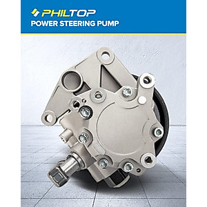 PHILTOP Power Steering Pump 21-120 for E350 2007-2009, GL450 2007-2012, ML350 2006-2009, S550 2007-2009, ML350 4Matic/Base 2010-2011, R350 2006-2009, CLS550 2007-2011, GL550 2008-2012, ML550 2008-2011