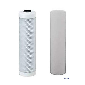 CFS – 2 Pack Water Filter Set Include Sediment & Carbon Cartridge Compatible with Watts 560088 Models – 2 Stage Filtration System – Remove Bad Taste & Odor – Whole House Replacement Filter Cartridge