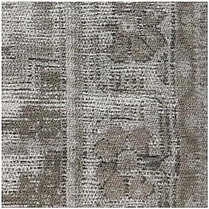 RUGGABLE Washable 3x5 Area Rug, Zinnia Grey, Premium Rugs for Living Room, Bedroom, Kitchen, Office, Classroom with Gripper Non Slip Pad