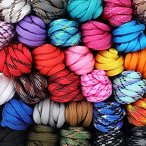 MONOBIN Paracord Combo Kits - 550 Type III Parachute Cord - Bracelet Crafting Kits, Survival Rope Making lanyards,Dog Collar,Bracelet