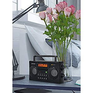 Sangean HDR-16 HD Radio/FM-Stereo/AM Portable Radio, Black