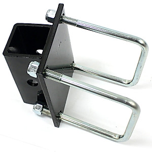 RV Bumper Bike Cargo Carrier 2" Hitch Receiver Adapter Rear Mount 4" Square Bump