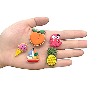 25 pcs Random Shoe Charms for Shoe Decoration & Boys Girls Party Favors Birthday Gifts