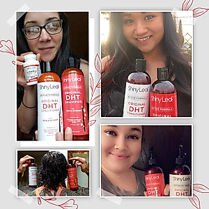 DHT Blocker Shampoo and Conditioner for Hair Loss with Biotin for Men, Women, Anti-Hair Loss Treatment for Thinning Hair, for Hair Growth and Regrowth (Shampoo+Conditioner+enHAIRgy Bundle)