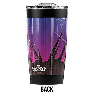 Logovision Guardians of the Galaxy The Guardians Stainless Steel Tumbler 20 oz Coffee Travel Mug/Cup, Vacuum Insulated & Double Wall with Leakproof Sliding Lid