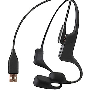 Replacement Charging Cable Flexible USB Cable with Magnetic Charger Connector Compatible with AfterShokz Aeropex/OpenComm & Shokz OpenRun/OpenRun Pro/OpenRun Mini (AfterShokz Aeropex Mini) Headphones