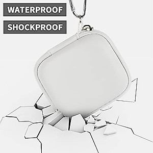 Earbud Case Compatible with Bose QuietComfort Earbuds II/for AirPods, Wireless, Bluetooth, Noise Cancelling in-Ear Headphones Cover Holder Storage Fits for USB Cable, Earplugs (Box Only) (White)