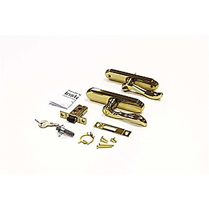 Larson Certified Storm Door M2 Mortise Handle Set (Brass)
