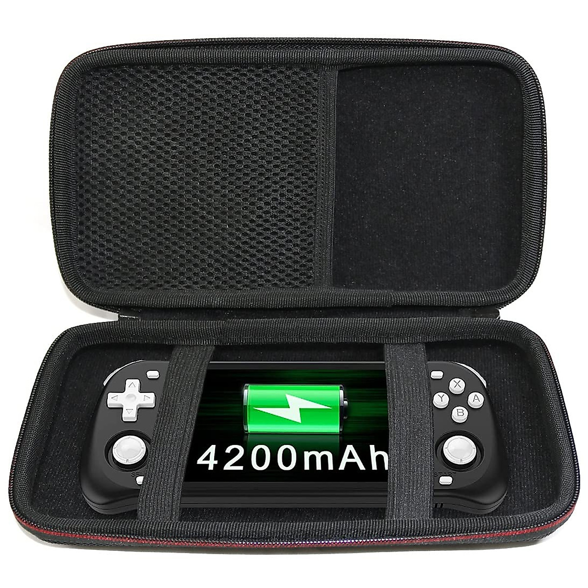 Maoershan Protable Hard Travel Carrying Case for RG552 RG351 RGB10 Handheld Game Console 5/5.1 inch Retro Handheld Android System Video Games Consoles（Only Case）