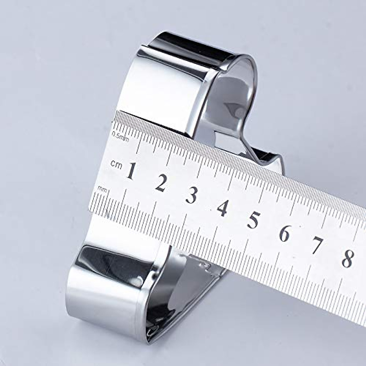 Number Cookie Cutters Set Large 3 Inches - 9 Pieces Stainless Steel Numbers/Numeral/Numeric Shapes Biscuits Sugar Fondant Cake Decorating Tools for Kitchen Baking Halloween Christmas Easter Party