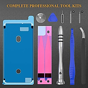 Battery for iPhone 7 Plus, Upgraded 4600mAh High Capacity Replacement Battery, New 0 Cycle Li-ion Battery for 7 Plus A1661 A1784 A1785 with Complete Repair Tool Kit and Instruction