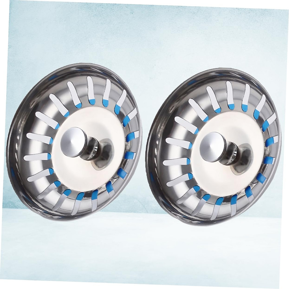 Uonlytech 6 Pcs Bathtub Drain Cover Strainer Cover Sink Drain Stopper Bath Tub Filter Bathroom Strainers for Kitchen Sink Strainer Basket Kitchen Drains Strainers Dish Basin Net