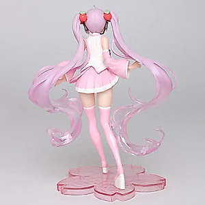 Siesdio Miku Sakura Figure Pink Version Anime Figure Birthday Gift New Figure Sakura Skirt Pink Doll7.87inch
