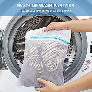 Set of 5 Mesh Laundry Bags-1 Extra Large, 2 Large & 2 Medium Bags Laundry,Blouse, Hosiery, Stocking, Underwear, Bra Lingerie, Travel Laundry Bag