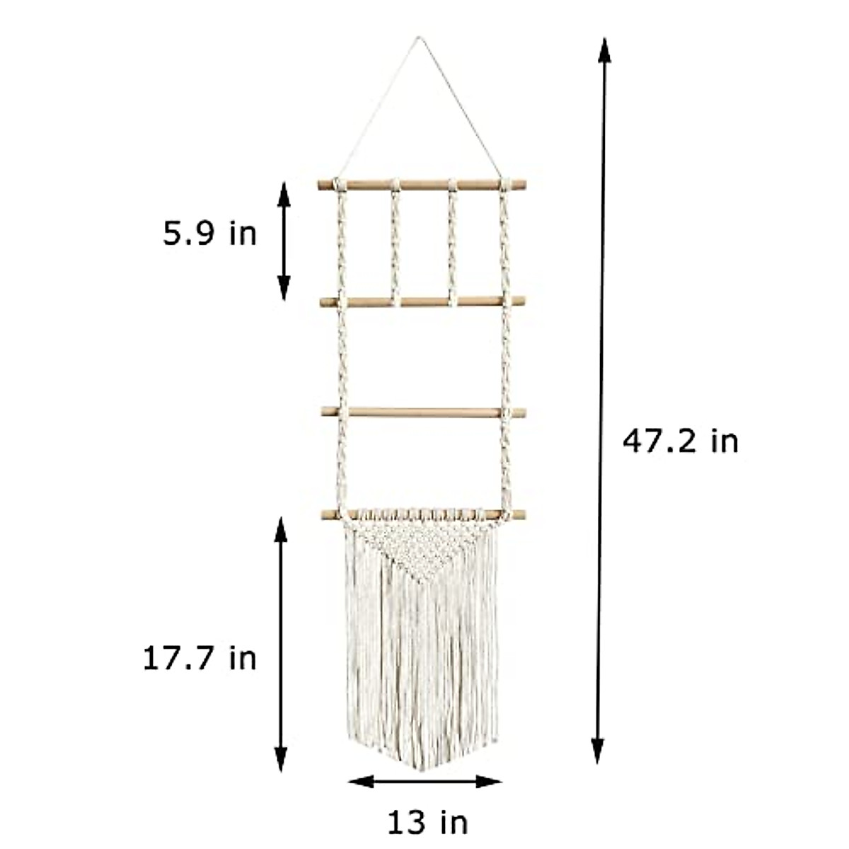 ZeJlo Headband Holder Hair Bows Organizer for Girls, Baby Headbands Hair Accessories Organizer, Storage Bohemian Style, Hand-Crafted