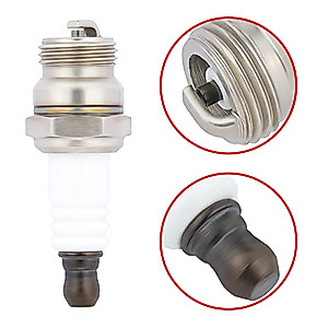 Yermax 753-06193 753-06847 Spark Plug for MTD Troy-Bilt Craftsman Yard Man Yard Machines String Trimmer for RDJ7J 753-06847 753-06193 794-00055A 3Pack