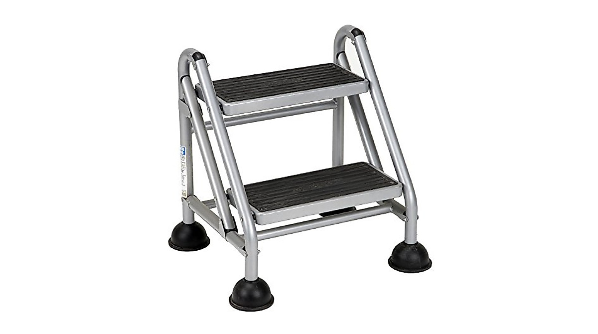 Get Cosco 2-Step Rolling Ladder - Durable 300 lb Grade