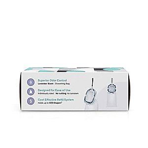 PurePail Hang It Refill Bags (25 Count) – Odor Control for On-the-Go – Neutralize Odors with a Light Lavender Scent – For Use with PurePail Hang It