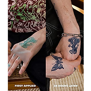 Inkbox Temporary Tattoos, Semi-Permanent Tattoo, One Premium Easy Long Lasting, Water-Resistant Temp Tattoo with For Now Ink - Lasts 1-2 Weeks, Bird Tattoo, 5 x 2 in, Pajaros