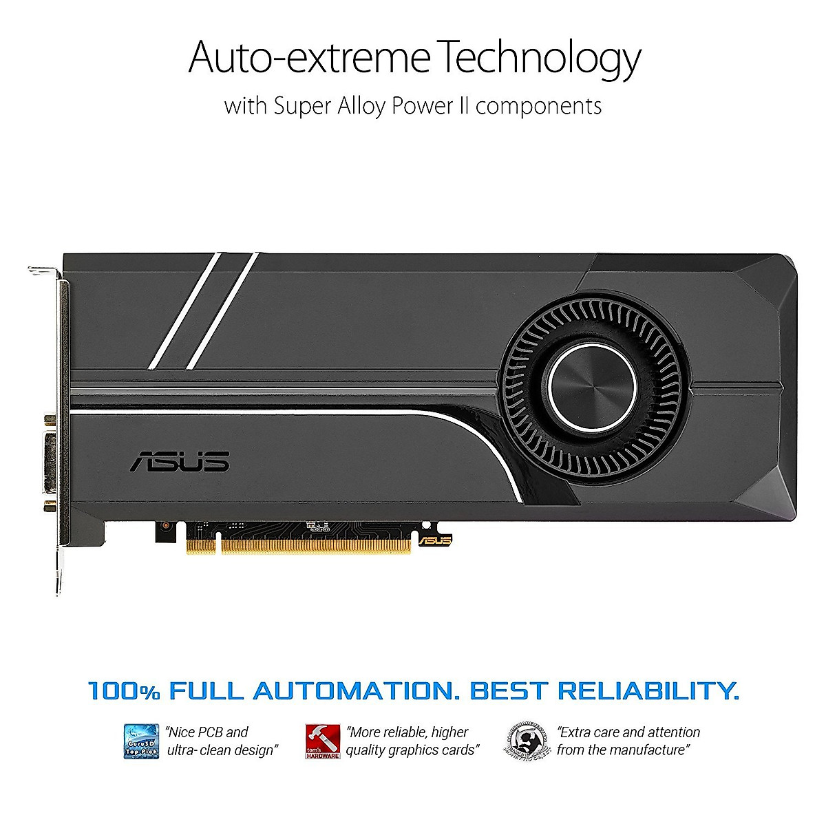 ASUS GeForce® GTX 1070 TI 8GB GDDR5 Turbo Edition VR Ready DP HDMI DVI-D Graphics Card (TURBO-GTX1070TI-8G)
