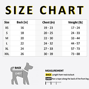 YOHOD Dog Winter Coat with Reflective Strip, Waterproof Pullover, Pet Windproof Warm Cold Weather Jacket Vest Cozy Onesie Jumpsuit Apparel Outfit Clothes for Medium, Large Dog Walking Hiking Travel
