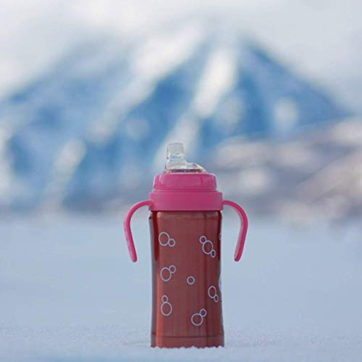 Pacific Baby Hot-Tot Insulated Stainless Steel Infant Baby Eco Feeding Bottle Anti-Colic Nipple 7 Ounce