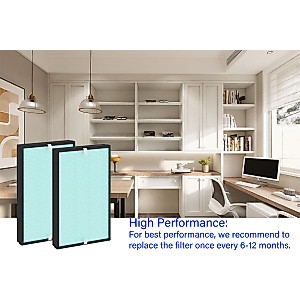 C380 Replacement Filter for Storebary and Elechomes P300 Air Purifier, 3-IN-1, H13 True HEPA with High-Efficiency Activated Carbon and Pre-filter, 2 Pack, Model C380-RF