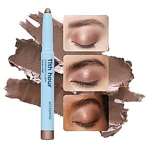 ALLEYOOP 11th Hour Cream Eye Shadow Sticks - Bronze Medal (Shimmer) - Award-winning Eyeshadow Stick - Smudge-Proof and Crease Proof for Over 11 Hours - Easy-To-Apply and Compact for Travel, 0.05 Oz