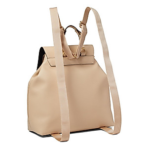 Tommy Hilfiger Maxine II Flap Backpack w/Hangoff Pebble PVC Fawn One Size