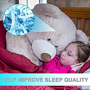 DR.DUDU 10lbs Shredded Memory Foam Filling for Bean Bag Filler, Soft and Convenient Pillow Stuffing Foam for Couch Cushion Dog Bed Chair Arts Crafts, Added Gel Particles