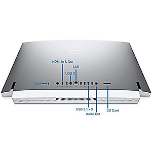 Dell Inspiron 5400 All in One Desktop Computer, 23.8” FHD, Intel 11th Gen i3-1115G4 Upto 4.1GHz, 16GB RAM, 512GB NVMe SSD, Webcam, HDMI, SD-Card, USB Type-C - Windows 10 Pro (Renewed)