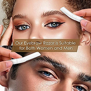 Eyebrow Razor, Facial Hair Shave Removal Razors, Multipurpose Exfoliating Dermaplaning Tool for Women face, Peach Fuzz, Leaving Soft Skin without Any Scratching