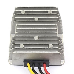 DROK® 20A 100W High Current DC Buck Converter 10-35V 12V/24V to 5V Car LED/Solar Energy Regulated Power Supply