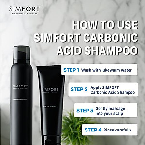 SIMFORT SPARKLING SCALP SHAMPOO for Thinning Hair and Hair Loss - Hair Growth Treatment (2 Pack)