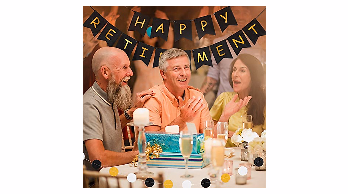 Happy Retirement Banner Kit for Farewell Parties