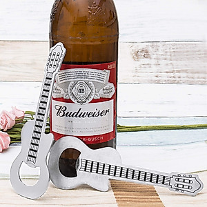 LanHong 2 Piece/Set Guitar Bottle Opener Creative Music Beer Opener, Guitar Shaped Bottle Opener for Music Guitar Lover