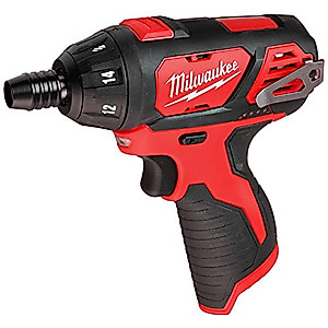 Milwaukee 2401-20 M12 12-Volt Lithium-Ion Cordless 1/4 in. Hex Screwdriver (Tool-Only)