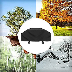 AJinTeby 36 inch Griddle Cover for Blackstone 36" Griddle 1528 Cover and Other 28" Flat Top Grill Griddle 600D Heavy Duty Waterproof Griddle Grill Cover 5483 Griddle Cover