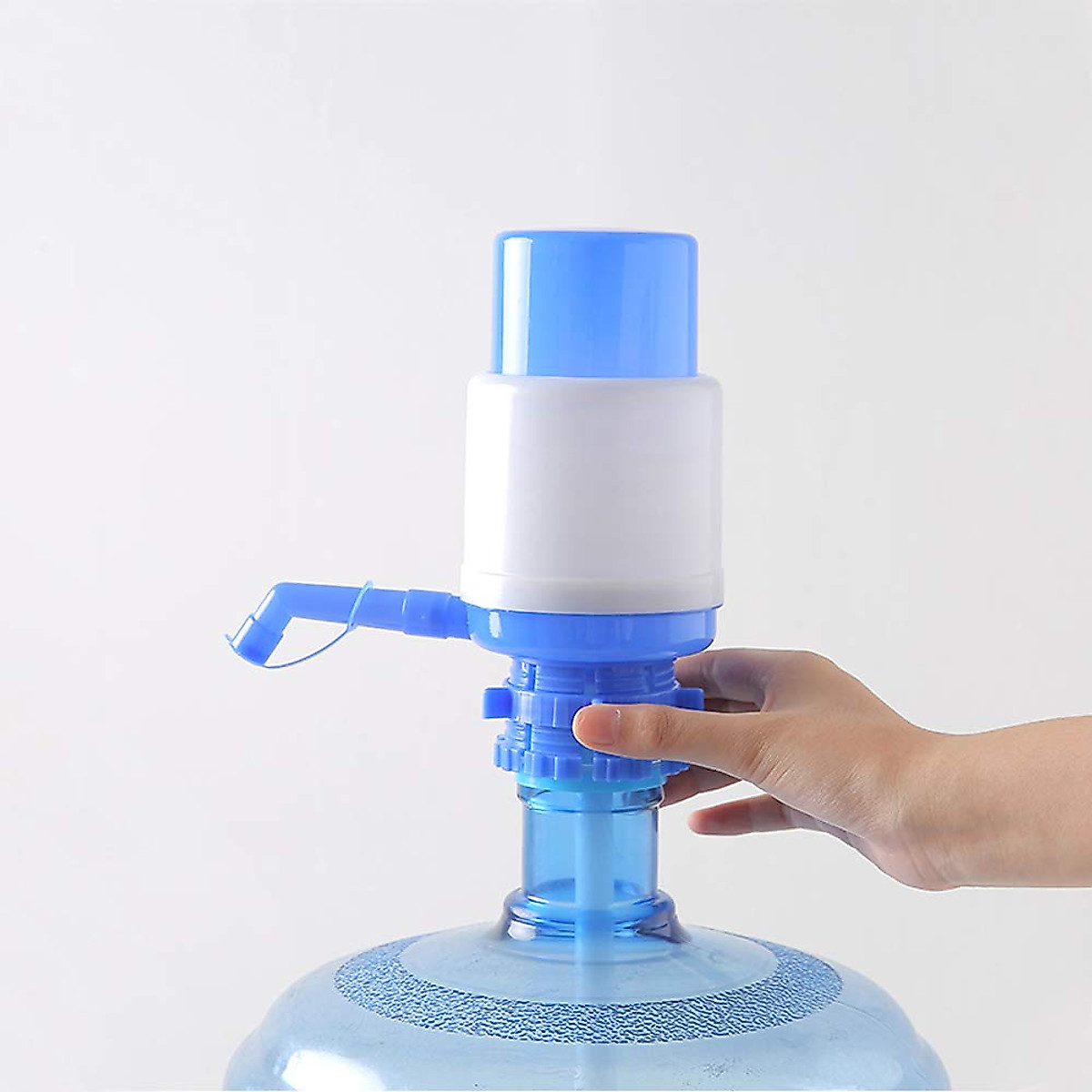 Drinking Water Pump, Portable Bottled Water Pump Plastic Manual Hand Press Drinking Water Dispenser
