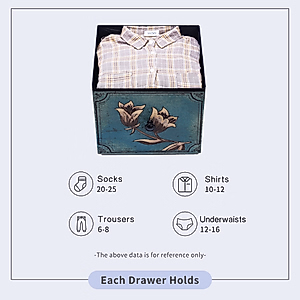 DOVAMY Drawer Dresser with 9 Fabric Drawers, Dresser Storage Organizer for Bedroom,Closet,Nursery,Living Room,Wide Storage Tower Unit with Steel Frame,Chest of Drawer, Wooden Top, Rustic Pattern