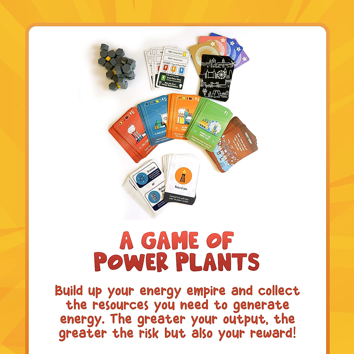 Power Failure: A Strategy Card Game About Power Plants and Energy Generation – Science Board Game on Nuclear, Renewable, and Fossil Fuels - Educational STEM Board Game for Gamers, Adults and Families