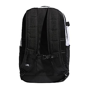 adidas 5-Star Team Backpack, White/Black, One Size