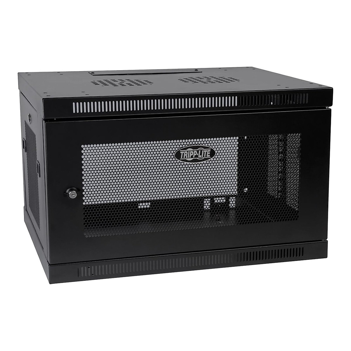 Tripp Lite 6U Wall Mount Rack Enclosure Server Cabinet, Low-Profile, 20.5 inch Switch-Depth, 5-Year Warranty (SRW6UDP)