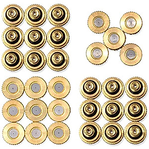 Aootech 32 Pack Brass Misting Nozzles for Outdoor Cooling System, 0.012” Orifice (0.3 mm) 10/24 UNC