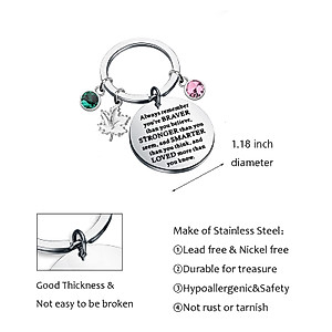 WSNANG Sorority Gift Pink and Green Leaf Graduation Gifts (silver)