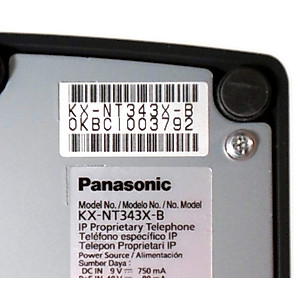 Panasonic KX-NT343 IP Phone Black (Renewed)