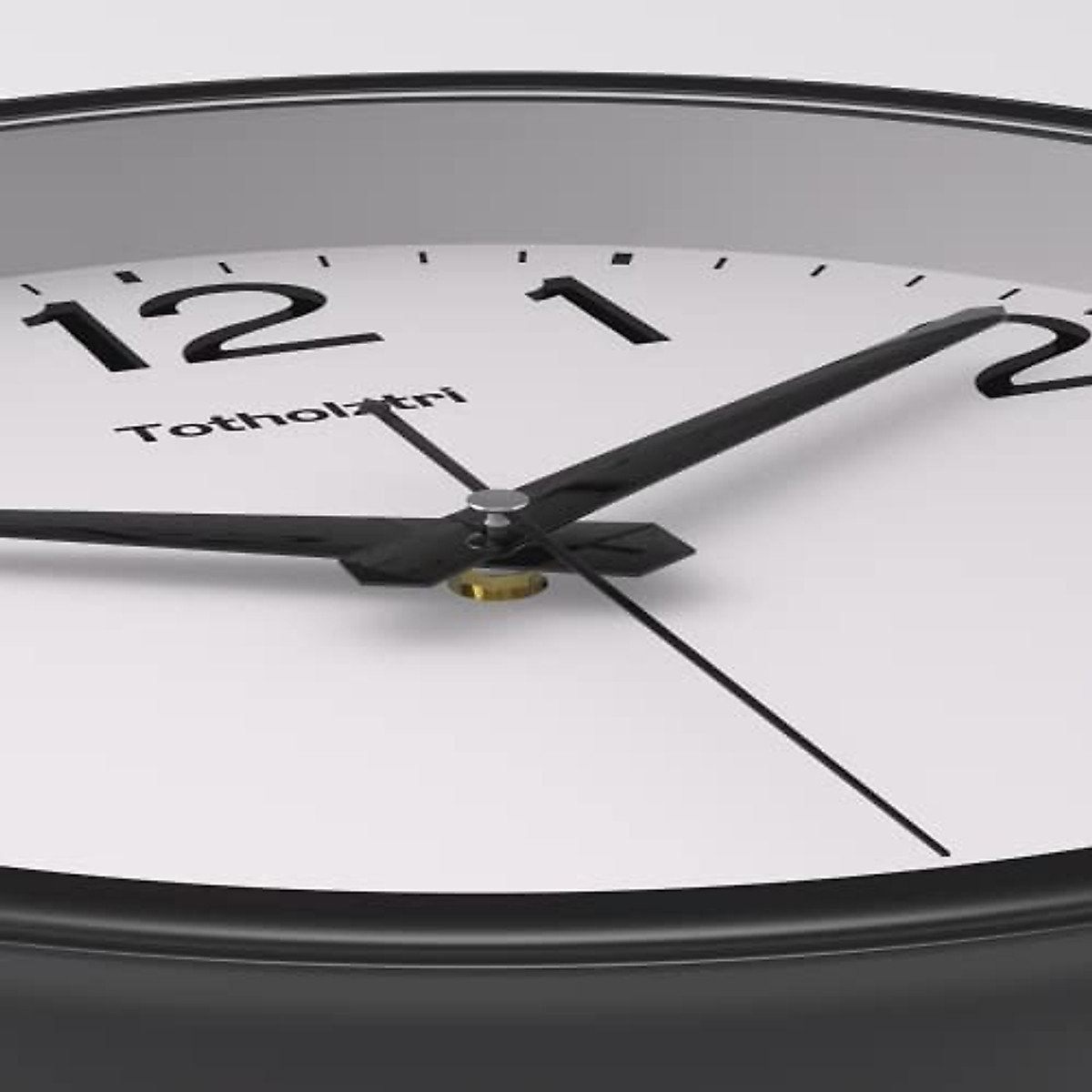 Totholztri Wall Clock 13 inch Including AA Battery and Hook