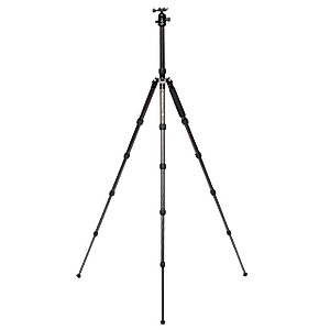 Benro MeFOTO Globetrotter Travel Tripod, Ballhead and Monopod in Black, 2 Series Carbon Fiber Legs, 4 Leg Sections, Twist Leg Locks, Padded Carrying Case (BMGTCBLK)