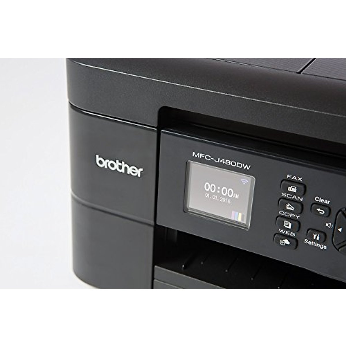 Brother MFC-J480DW - Wireless Inkjet Color All-in-One Printer w Auto Document Feeder, Amazon Dash Replenishment Enabled
